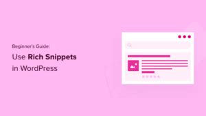 Beginner S Guide How To Use Rich Snippets In WordPress