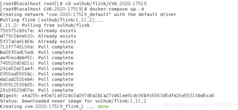 Apache Flink 任意文件读取漏洞（cve 2020 17519）apache Flink任意 件读取漏洞cve 2020