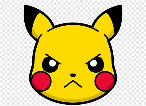 피카츄 포켓몬 셔플 포켓몬 Go 포켓몬 배틀 트로 제 피카추 스마일 주둥이 Png Pngegg