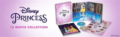 Disney Princess Complete Collection Box Set Dvd 2019 Region 2