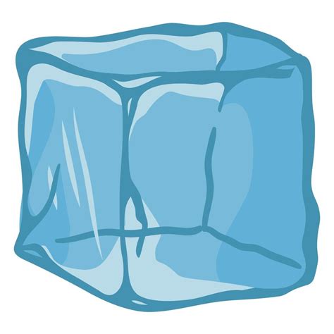 Illustration Ice Cube Vector Art At Vecteezy