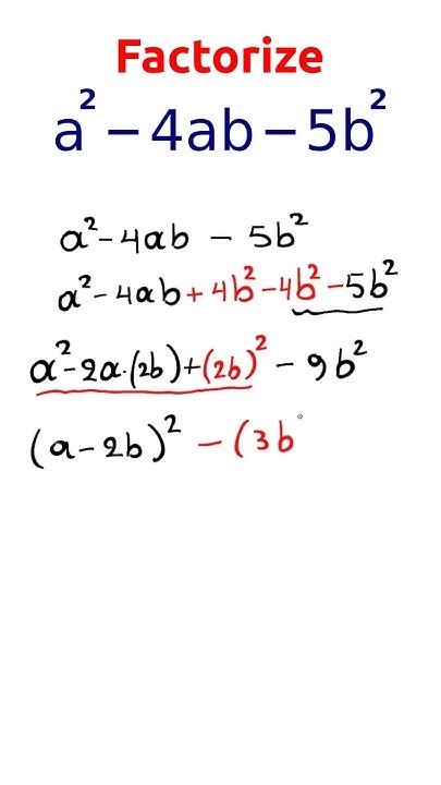 Factorization Practice 2 Factorize The Two Variable Polynomial Youtube