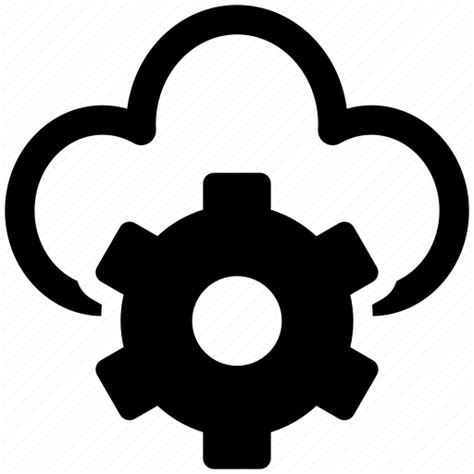 api application programming interface gear setting cloud icon