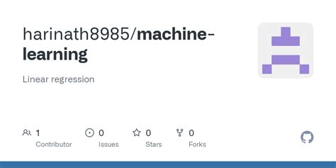 Github Harinath8985machine Learning Linear Regression