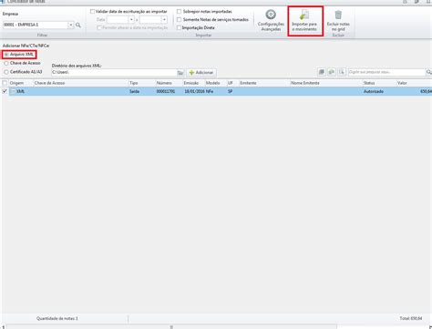 Como Importar Uma NFE Por XML Fiscal Base De Conhecimento