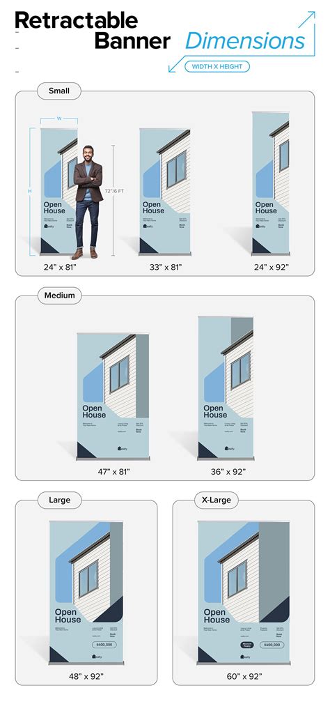 Pull Up Banner Sizes