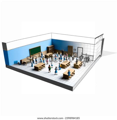 Miniature Diorama Scene Conductive Classroom Realistic Ai Generated Image 2398984185 Shutterstock