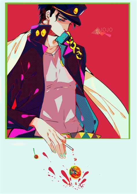 Kuujou Joutarou Stardust Crusaders Page Of Zerochan Anime Image Board