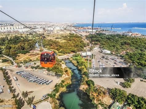 The Orange Cabin Of The Tunektepe Teleferik Tesisleri Cable Car Lifts