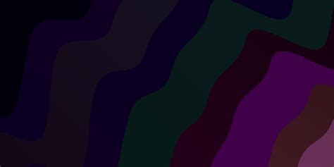 Dark Purple Vector Template With Lines Colorful Geometric Sample With Gradient Curves Pattern