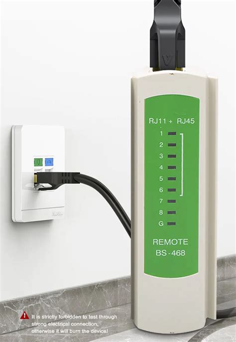 AMPCOM Network Cable Tester RJ45 Ethernet Cable Tester Lan Test Tool For Cat5 Cat6 CAT7 8P 6P