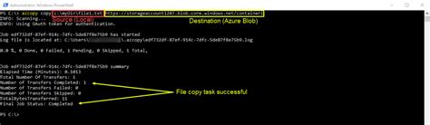 Transfer Files With AzCopy OAuth And SAS Token
