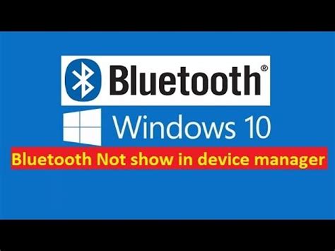 Bluetooth Not Show In Device Manager Fixed Howtosolveit YouTube