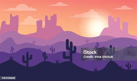 산 모래 언덕 태양이 있는 사막의 아름다운 풍경 엽서 벽지 배너에 대 한 트렌디 한 그림입니다 야생 자연의 파노라마보기 0명에 대한 스톡 벡터 아트 및 기타 이미지 Istock