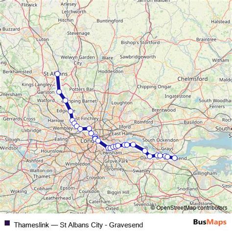 Rail Thameslink Schedule And Stops In London