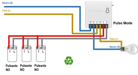 sonoff relè passo passo pulsante o interruttore per relè wifi