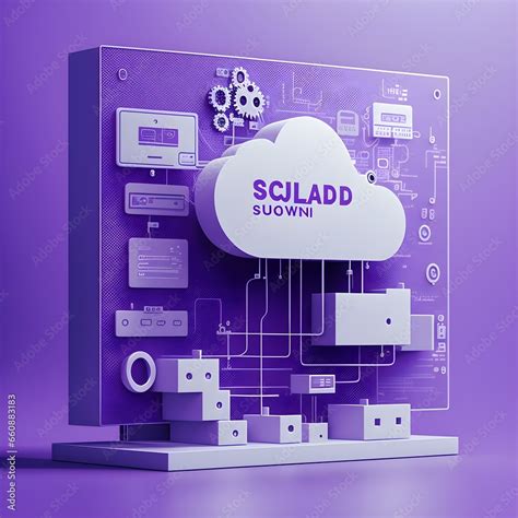 An Illustration Of Cloud Based Technologies As Icons And How They Can