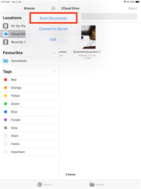 Scan Documents with the new Files app in iPadOS 13 and iOS 13