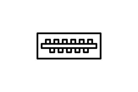 Connector Line Icon Graphic By Roughenglyph · Creative Fabrica