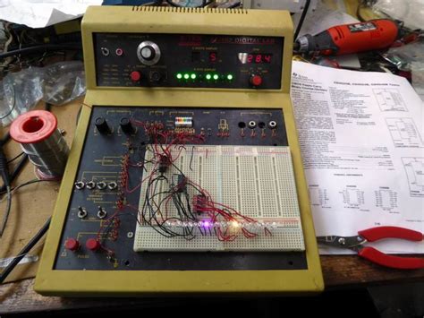 Practical Controllable Electronics Lab Flashing LEDs Breadboard Electro Props Hire
