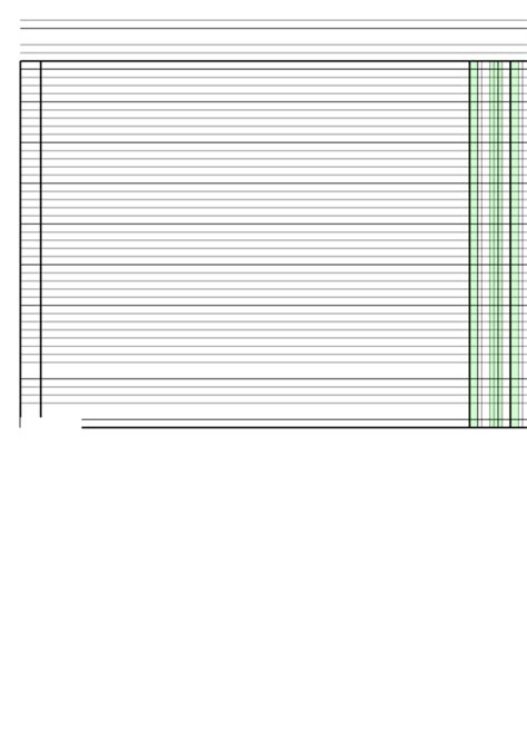 Blank Data Table Template Printable Pdf Download