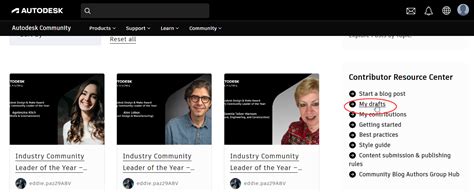 My Drafts Are Not Available From Community Blog Autodesk Community