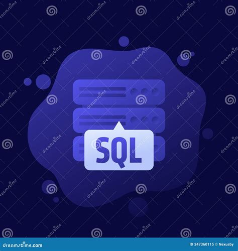 Sql Server Icon Vector Design 347360115