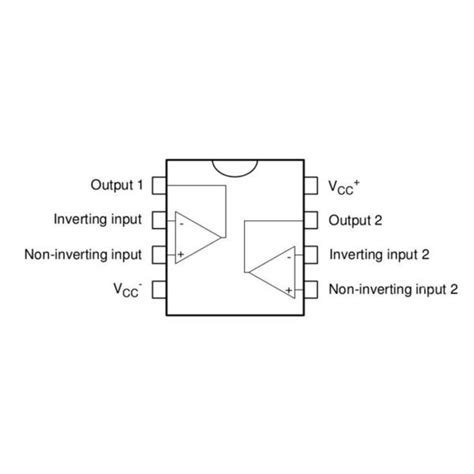 LM358N DIP-8 купить двухканальный операционный усилитель в Москве с ...
