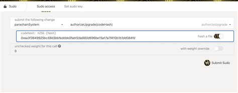 Runtime Upgrade Which Hash To Use With Srtool When Upgrading A Parachain Substrate And