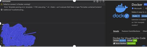Containers Panel Does Not Work Anymore In V1230 · Issue 3724