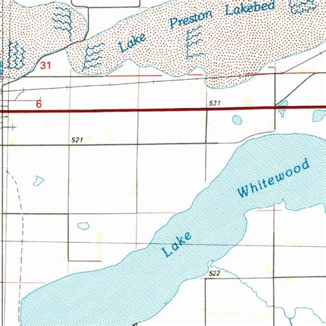 De Smet Sd 1985 100000 Scale Map By United States Geological Survey
