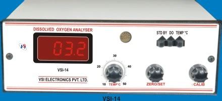 VSI Dissolved Oxygen Meter Cum Temperature Indicator For Laboratory 2 5 Kg Gross Weight ID