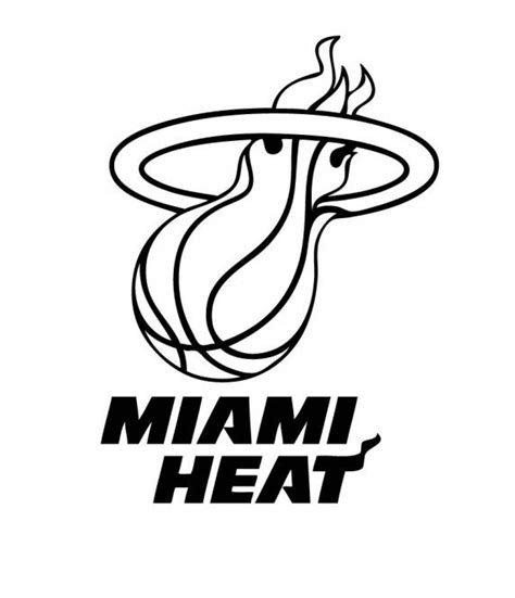 Miami Heat Logo Drawing