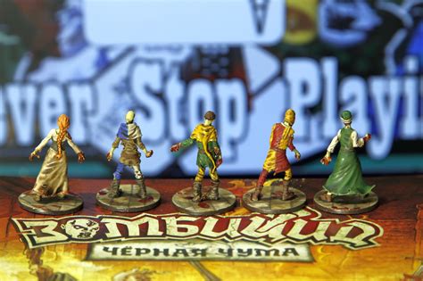 Настольная игра Зомбицид: Черная Чума. Покрашенные фигурки. | Пикабу