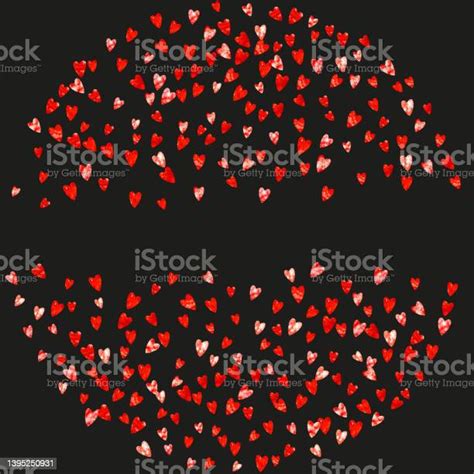 반짝이는 사랑 선물을위한 손으로 그린 국경 럭셔리 프레임 빨간 해피 페인팅 축하를위한 2 월 배경 핑크 랜덤 컨셉 로즈 러브 반짝임 0명에 대한 스톡 벡터 아트 및 기타