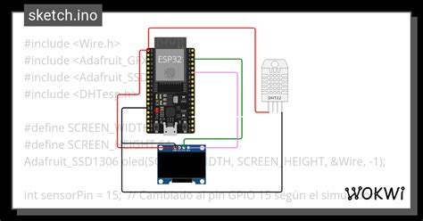 Pantalla Oled Dht22 Virtual Copy Wokwi Esp32 Stm32 Arduino