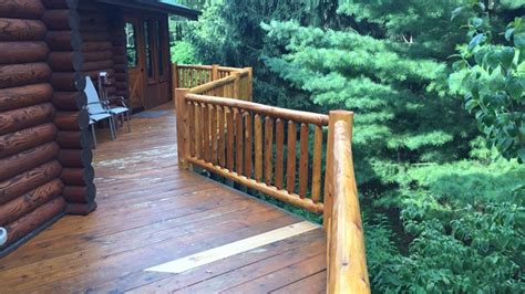 How To Drill And Install Log Posts For Railing Northern Log