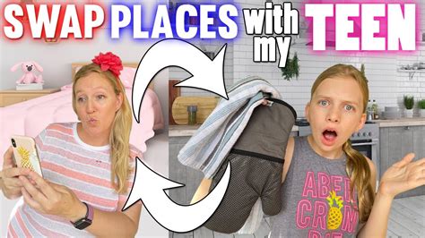Body Swap With My Teen Daughter For 24 Hours Youtube