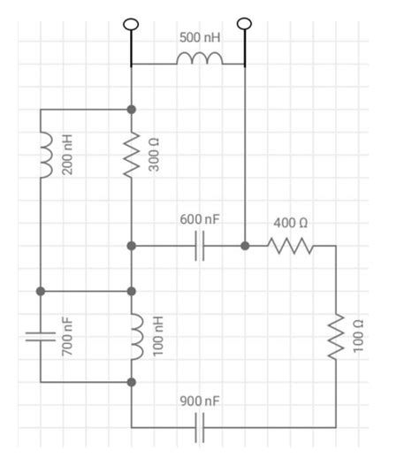 Solved Find The Equivalent Impedance 𝑍eq In The Circuit