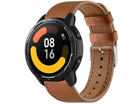 STRAP-IT© Lederarmband, Ersatzarmband, Xiaomi, Watch S1, Braun | MediaMarkt