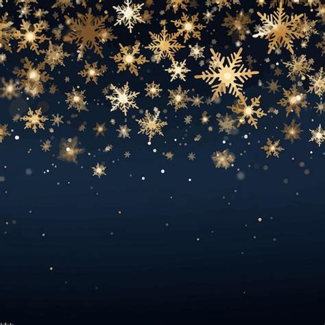 Premium Vector Snowflakes Seamless Pattern