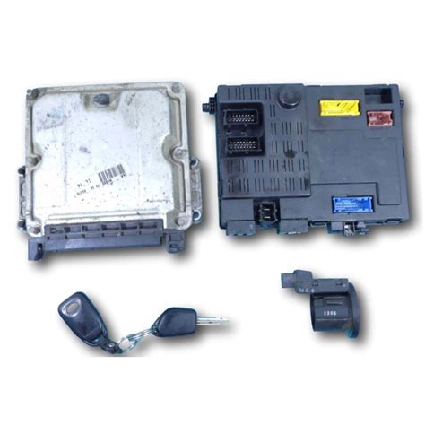 Ecu Engine Complete Start Kit Peugeot Partner I 20 Hdi Ref 0281010138