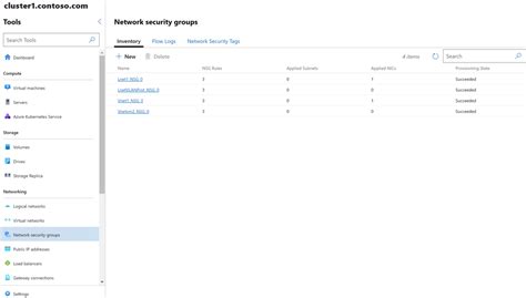 使用 windows admin center 配置网络安全组 azure stack hci microsoft learn