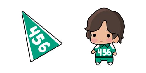 Squid Game Player 456 Aka Seong Gi Hun Cursors Custom Cursor Squid