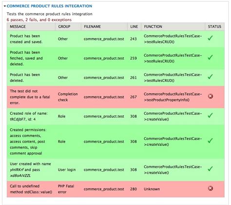 Errors In Product Rules Integration Tests Drupal Org