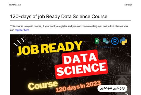 Provide Job Ready Data Science Course In Urdu And Hindi By Codanics