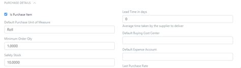 Purchase Order Item Is Not Showing The UOM Stock Inventory Frappe Forum