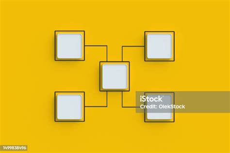 기업 커뮤니케이션 빈 버튼으로 만든 구성표 계층적 조직도 개념입니다 관리 및 마케팅 직원 위치 고용 및 해고 순서도 평면도 3d 렌더링 3차원 형태에 대한 스톡 사진 및