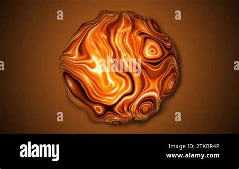 Abstract Liquid Sphere Animation Motion Background Liquid Golden