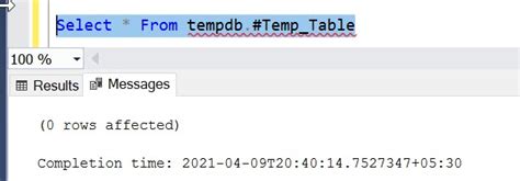 Warning Message In Sql Server “database Name ‘tempdb Ignored